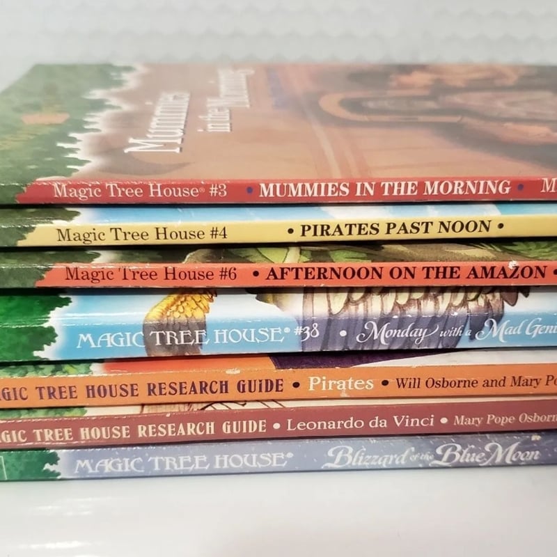 Magic Tree House Paperback Book Lot Of 7 by Mary Pope Osborne ...