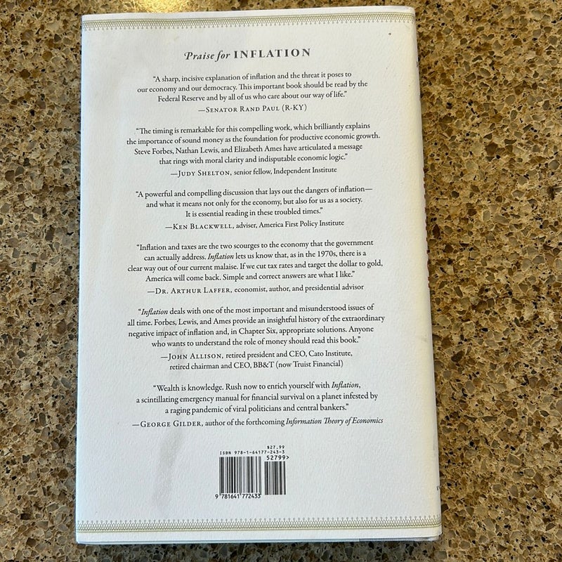 Inflation by Steve Forbes, Hardcover | Pangobooks