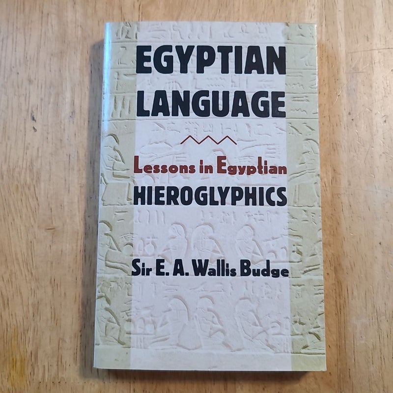 Egyptian Language by E. A. Wallis Budge, Paperback | Pangobooks