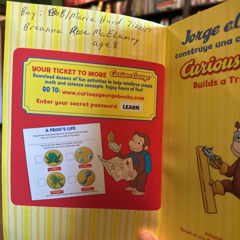 Curious George Builds Tree House/Jorge el Curioso Construye una Casa en ...