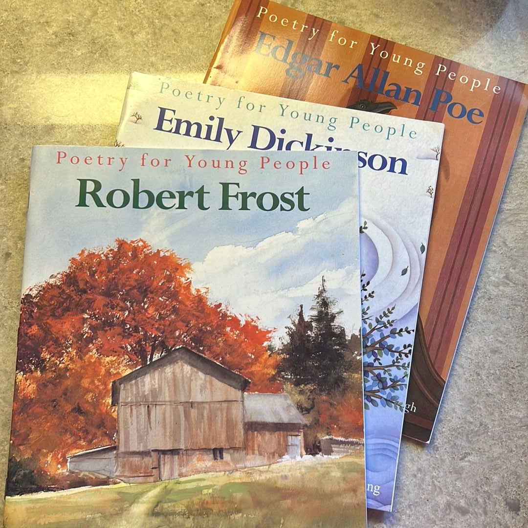 Poetry for Young People LOT by Robert Frost Emily Dickinson Edgar Allan ...