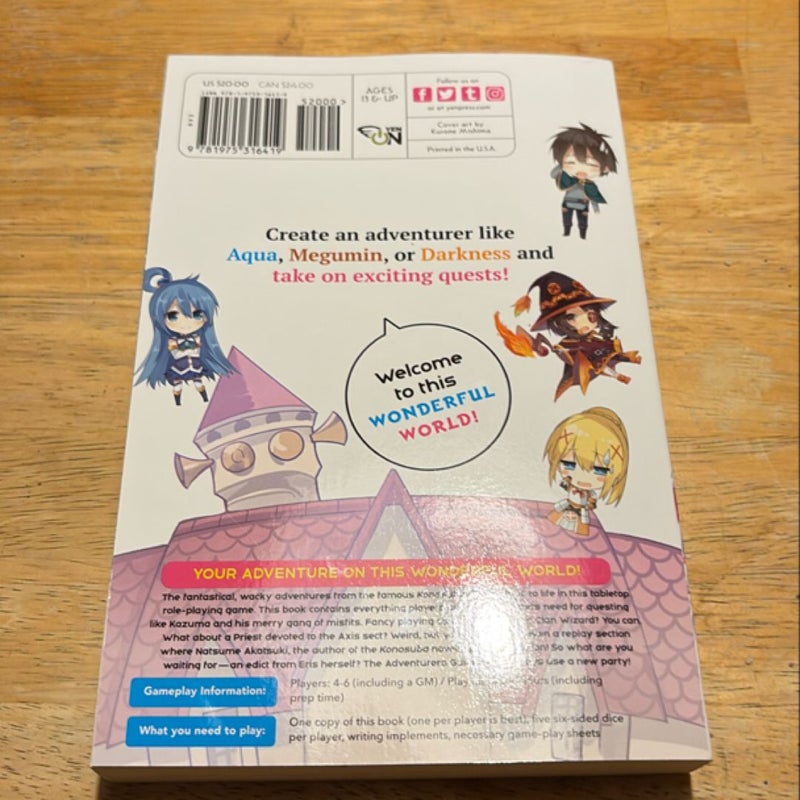 Konosuba: God's Blessing on This Wonderful World! TRPG by F.E.A.R ...