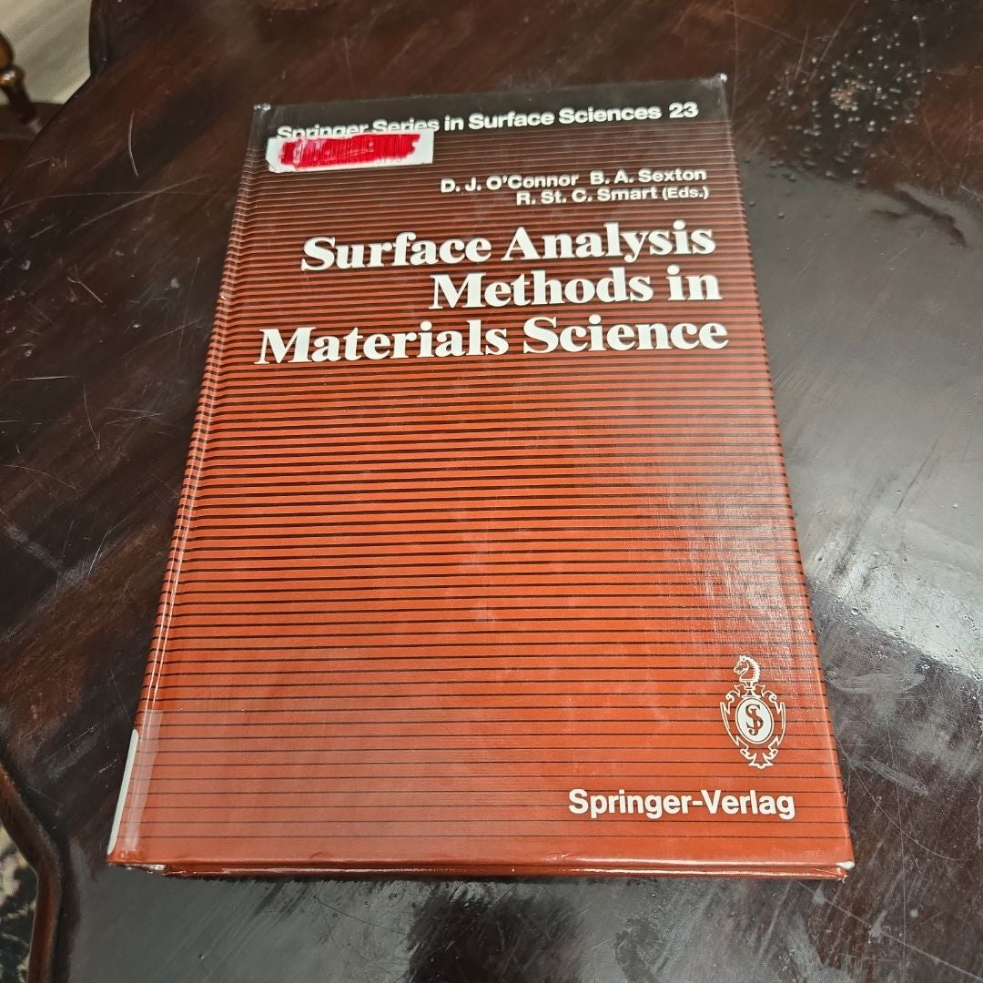 Surface Analysis Methods in Materials Science by