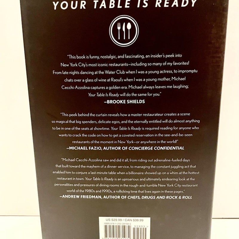 Your Table Is Ready by Michael Cecchi-Azzolina