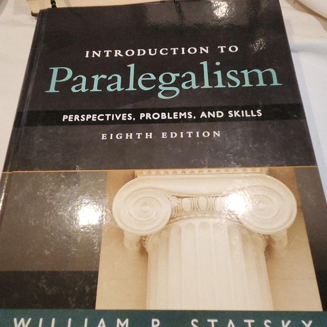 Introduction to Paralegalism by William P. Statsky