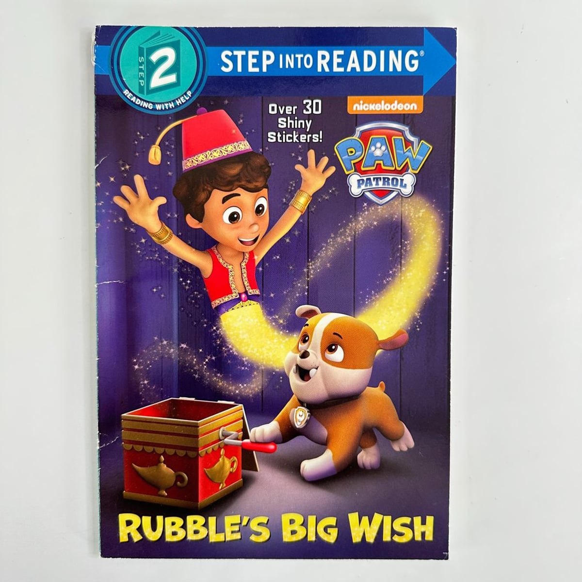 Paw Patrol Rubble’s Big Wish book with Stickers, Early Reader by ...