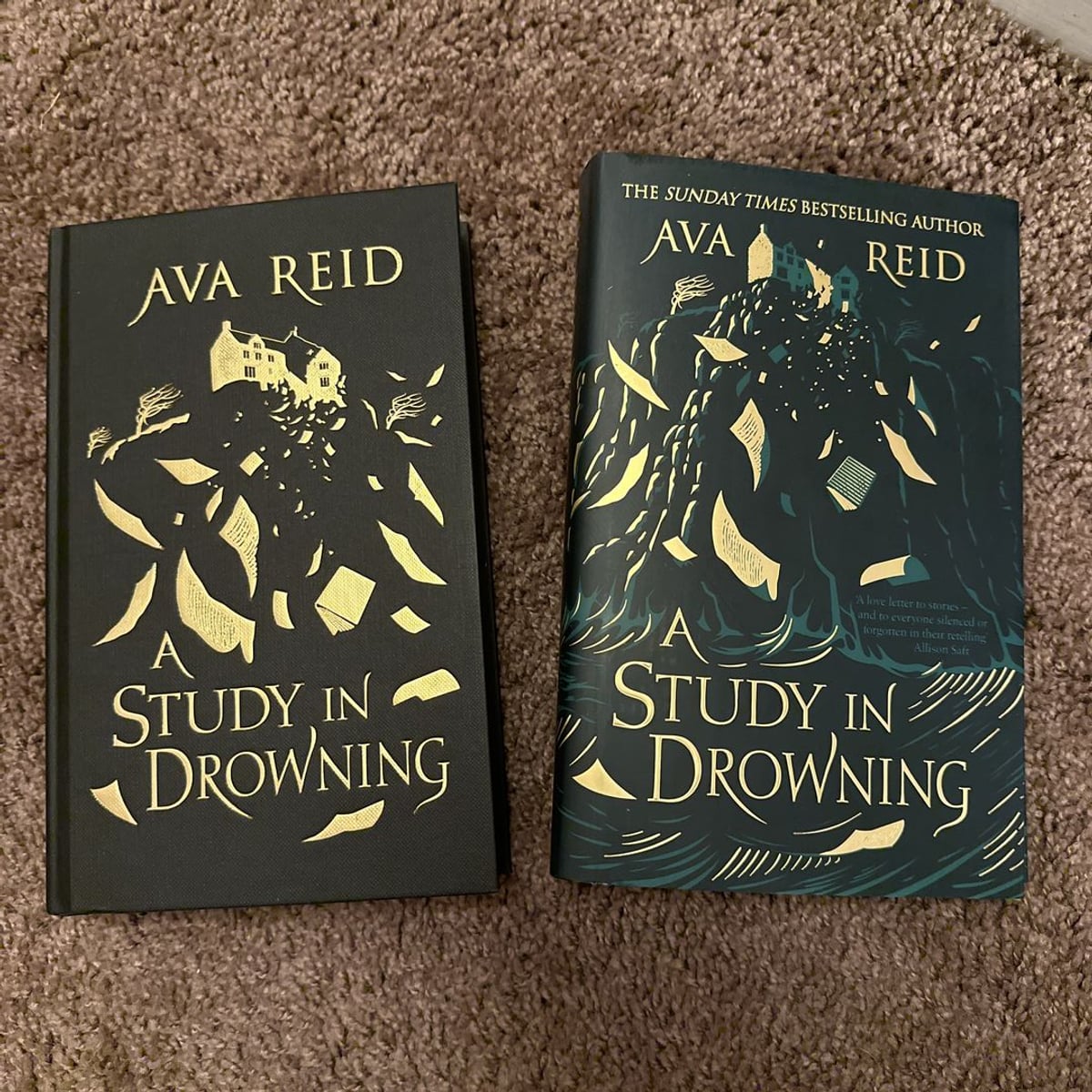 A Study in Drowning *UK WATERSTONES EDITION* by Ava Reid, Hardcover ...