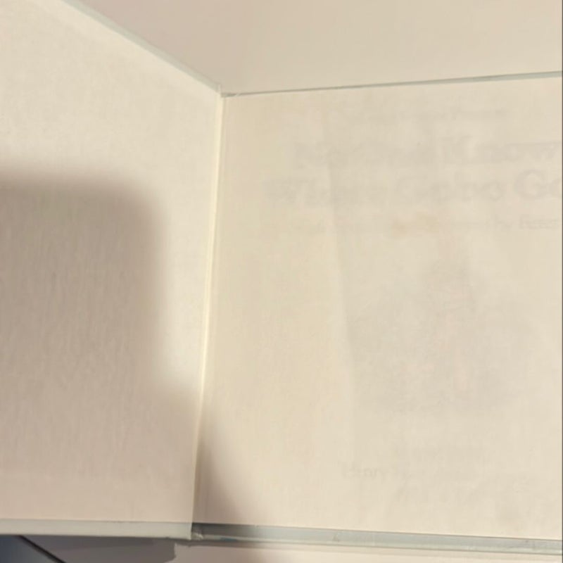 No One Knows Where Gobo Goes by Mark Saltzman, Hardcover | Pangobooks