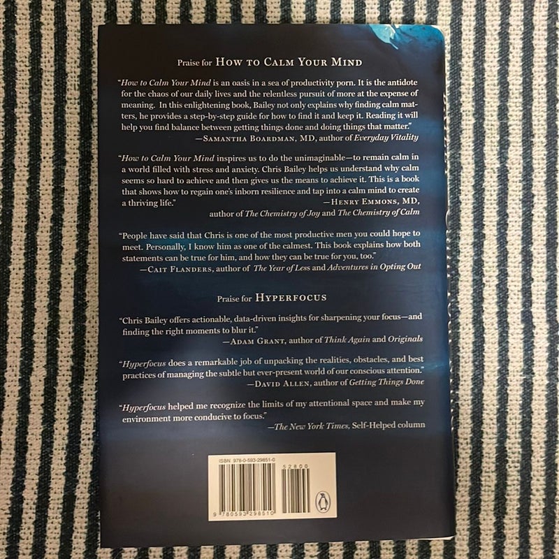 How to Calm Your Mind by Chris Bailey, Hardcover | Pangobooks