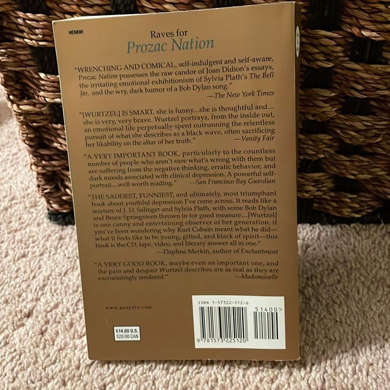 Prozac Nation by Elizabeth Wurtzel, Paperback | Pangobooks