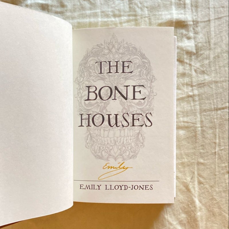The Bone Houses (OwlCrate exclusive edition) by Emily Lloyd-Jones ...