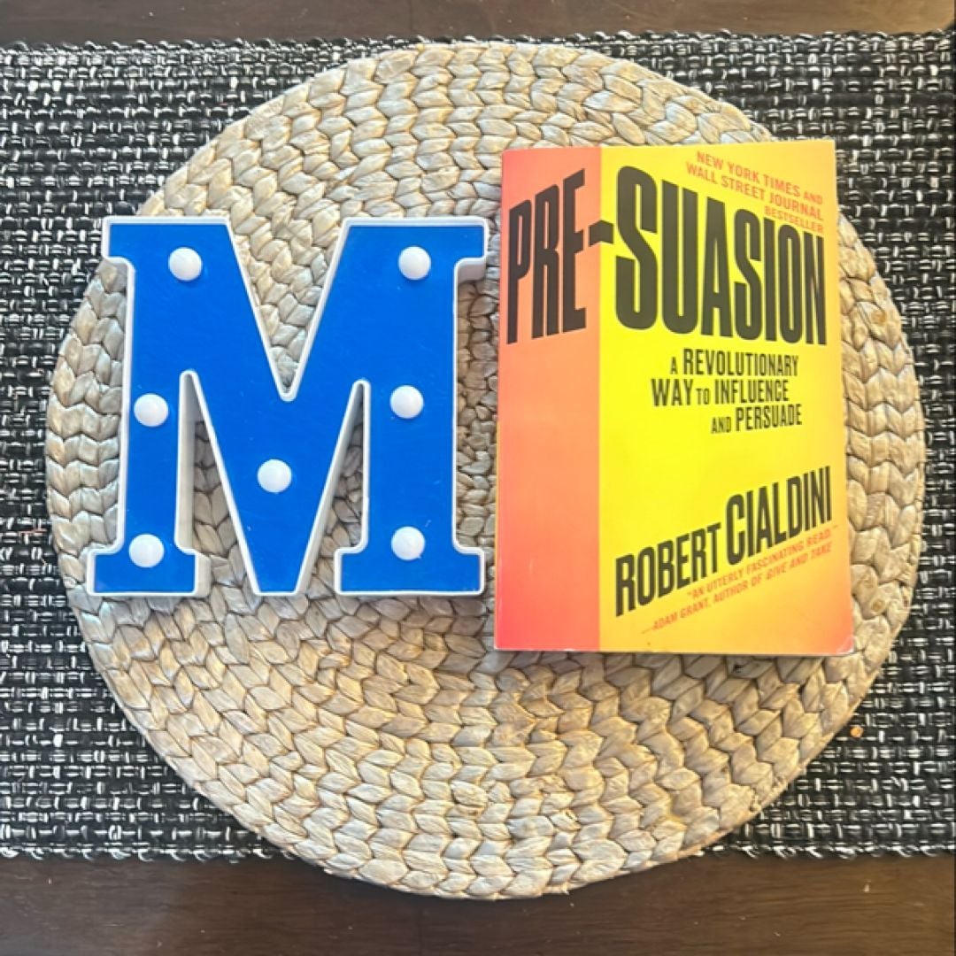 Pre-Suasion by Robert Cialdini