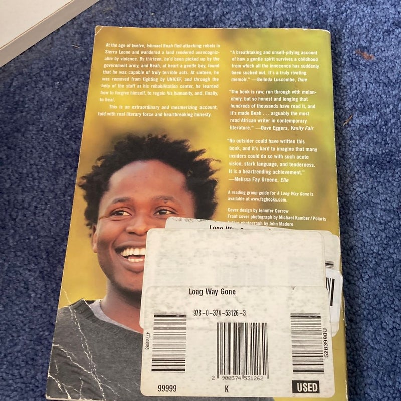 A long way gone by Ishmael Beah, Paperback | Pangobooks