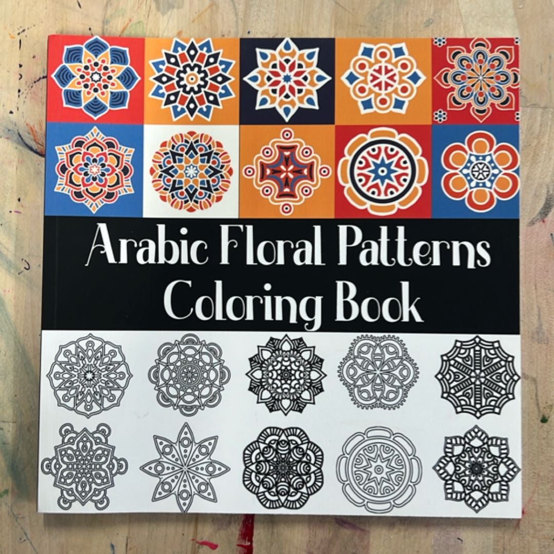 Arabic Floral Patterns Coloring Book by Oasis Publishing