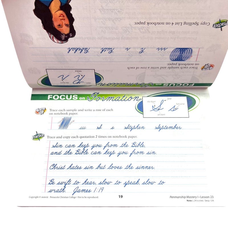 Abeka 4th Grade Penmanship Mastery 1 by A Beka Book , Paperback ...