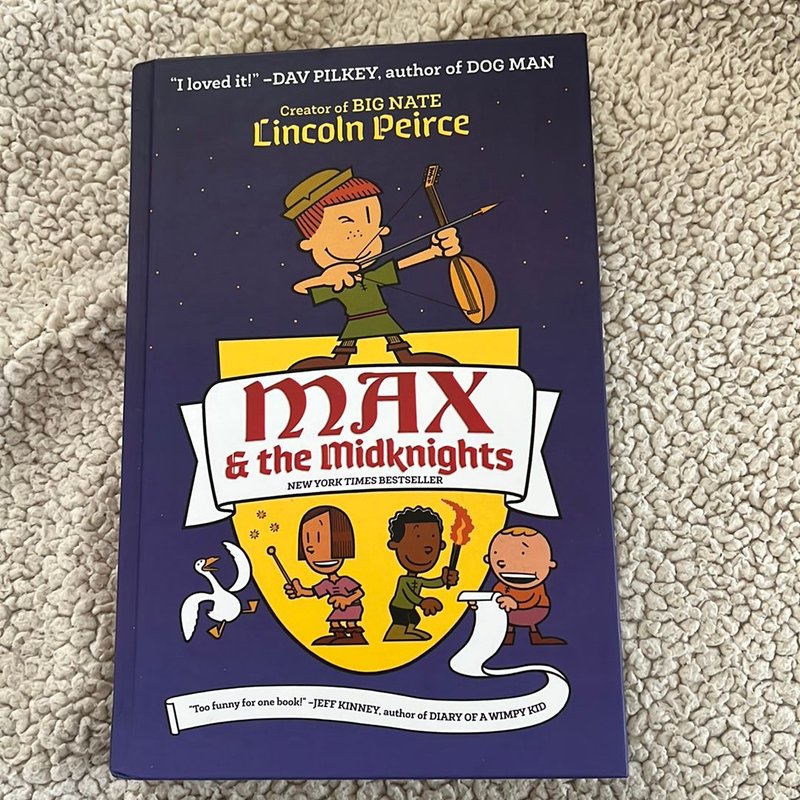 Max and the Midknights by Lincoln Peirce, Hardcover | Pangobooks