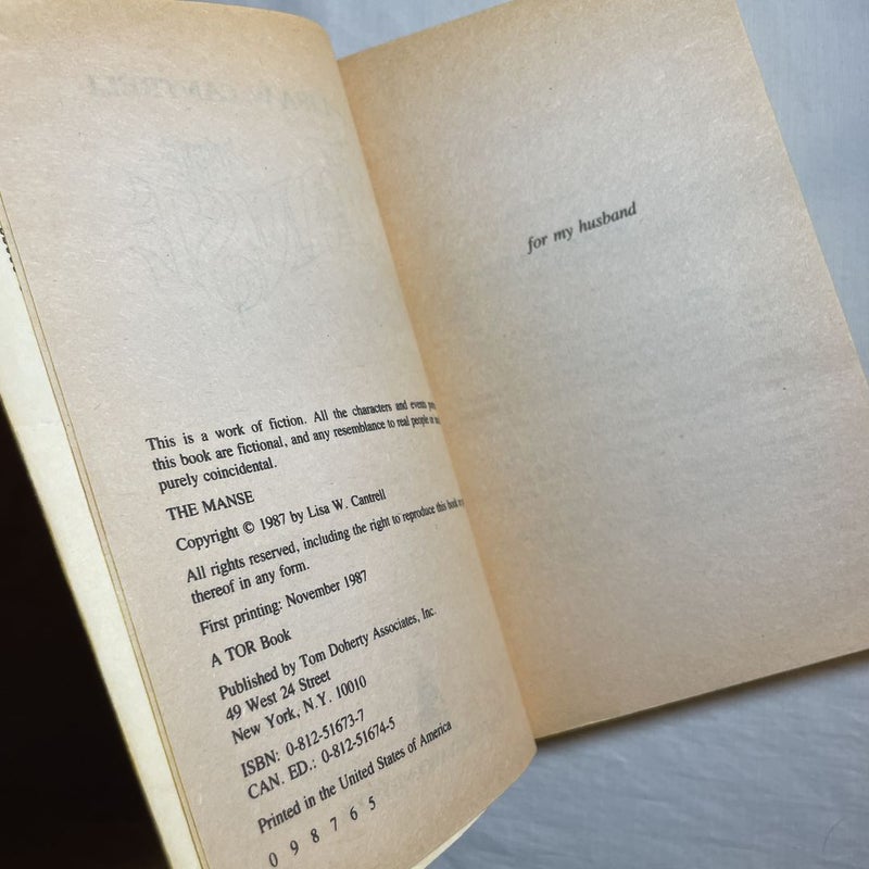 🎃 The Manse by Lisa W Cantrell, Paperback | Pangobooks