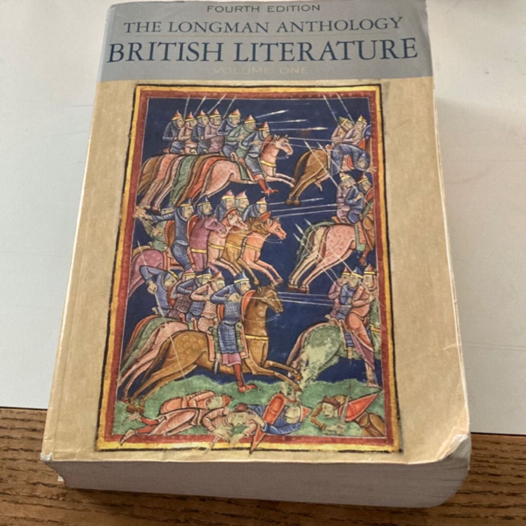 Longman Anthology of British Literature, the, Volume 1 by David ...
