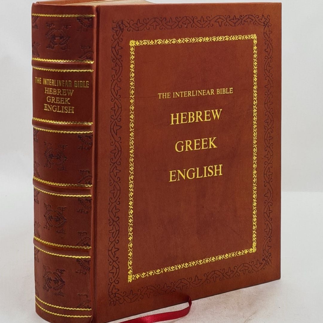 Interlinear Bible-PR-Hebrew/Greek/English [Premium Leather Bound] by ...