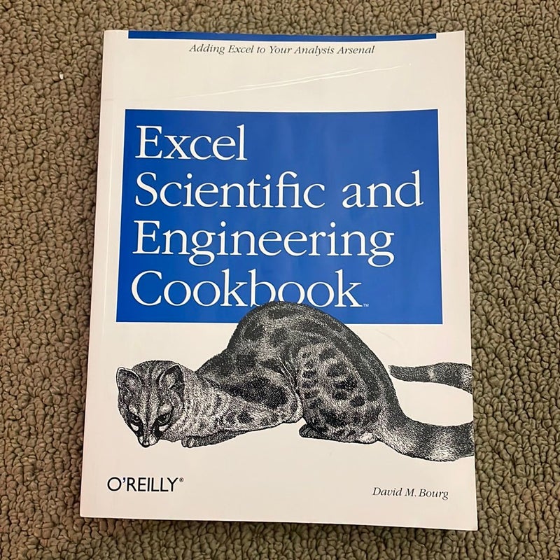 Excel Scientific And Engineering Cookbook By David M Bourg Paperback Pangobooks