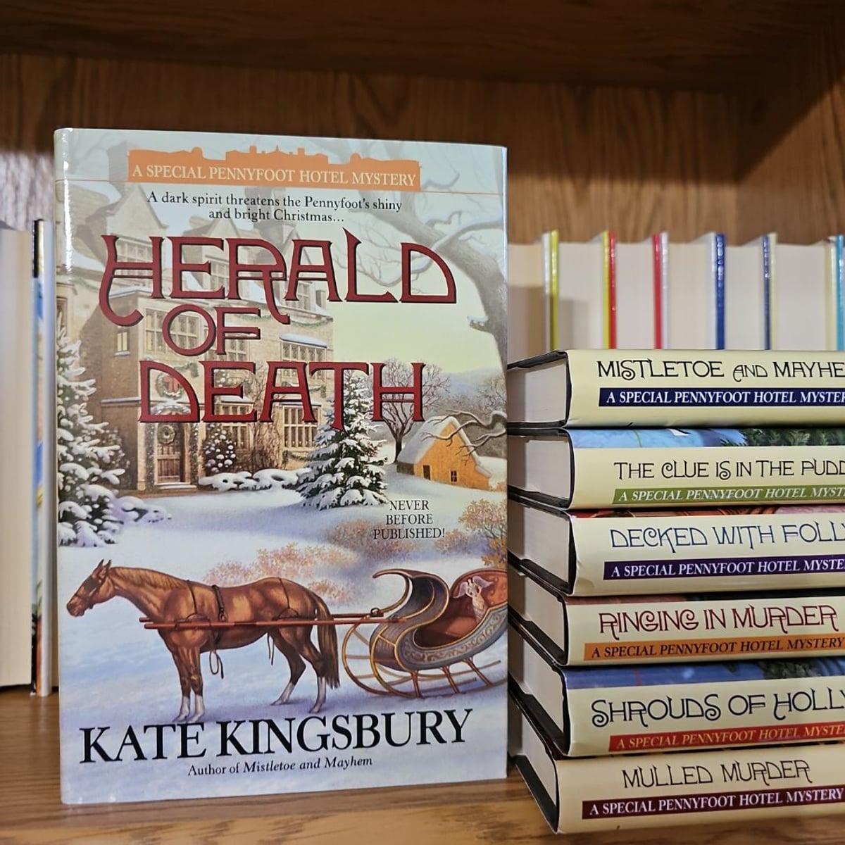Herald of Death by Kate Kingsbury , Hardcover | Pangobooks