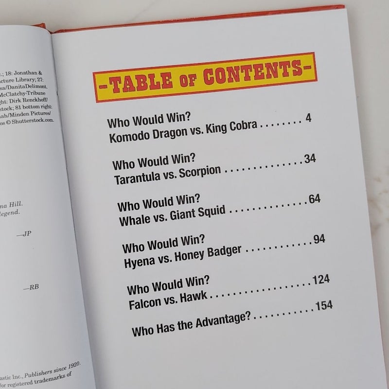 Who Would Win?: Fiercest Feuds by Jerry Pallotta