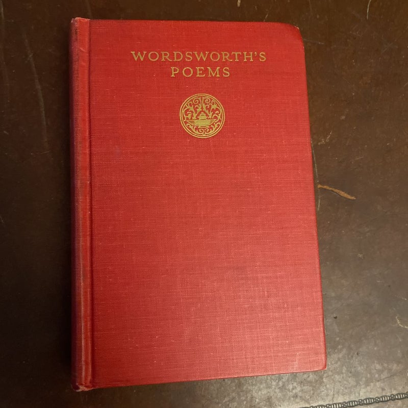 Wordsworth Poems by William Wordsworth, Hardcover | Pangobooks