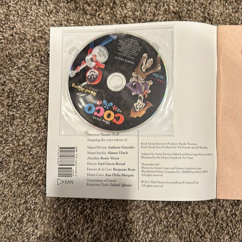 Coco Read-Along Storybook and CD by Disney Book Group