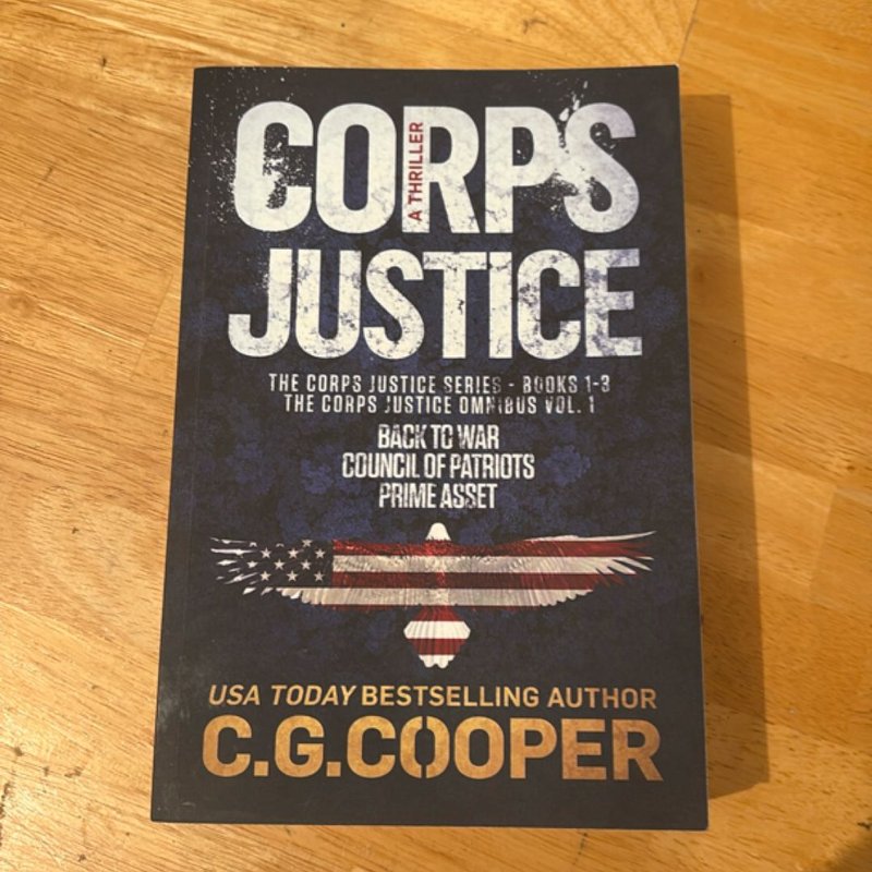The Corps Justice Series by C. G. Cooper