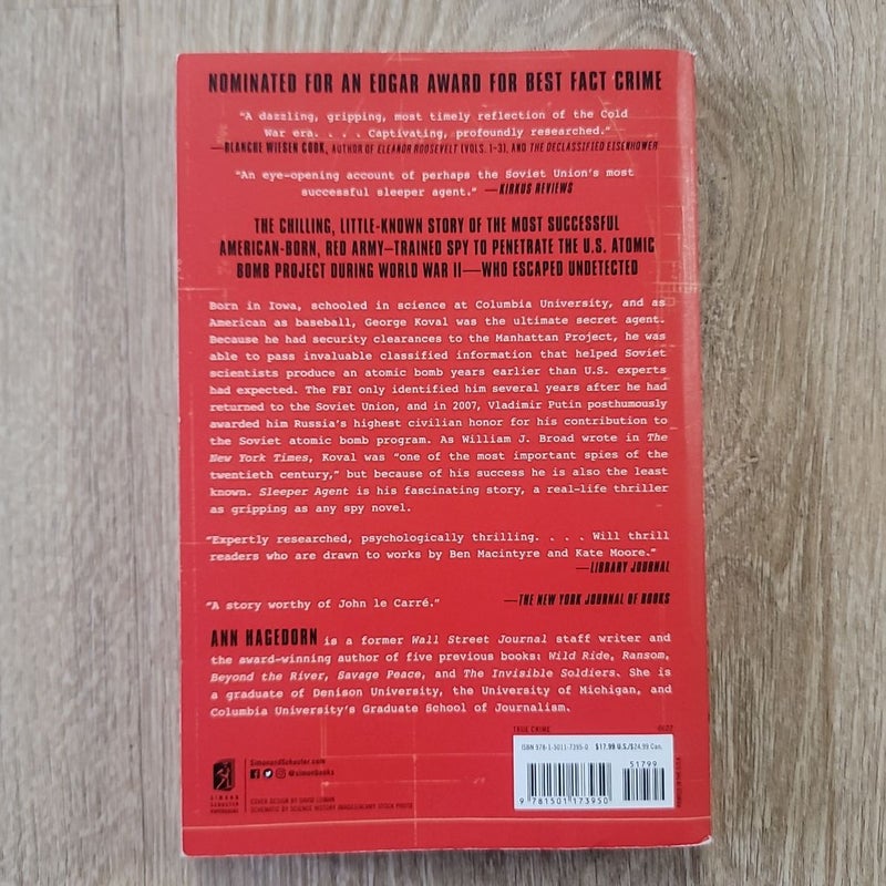 Sleeper Agent by Ann Hagedorn