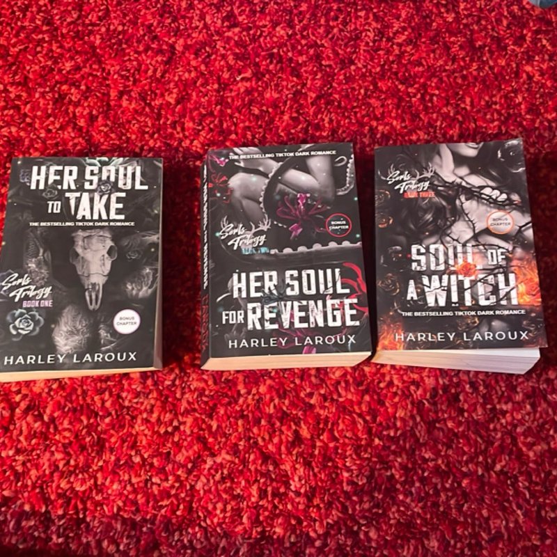 Her Soul To Take Trilogy by Harley Laroux, Paperback | Pangobooks