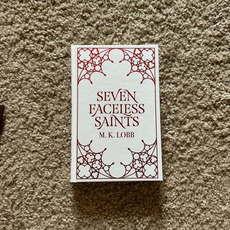 Fairyloot Seven Faceless Saints by M. K. Lobb, Hardcover | Pangobooks