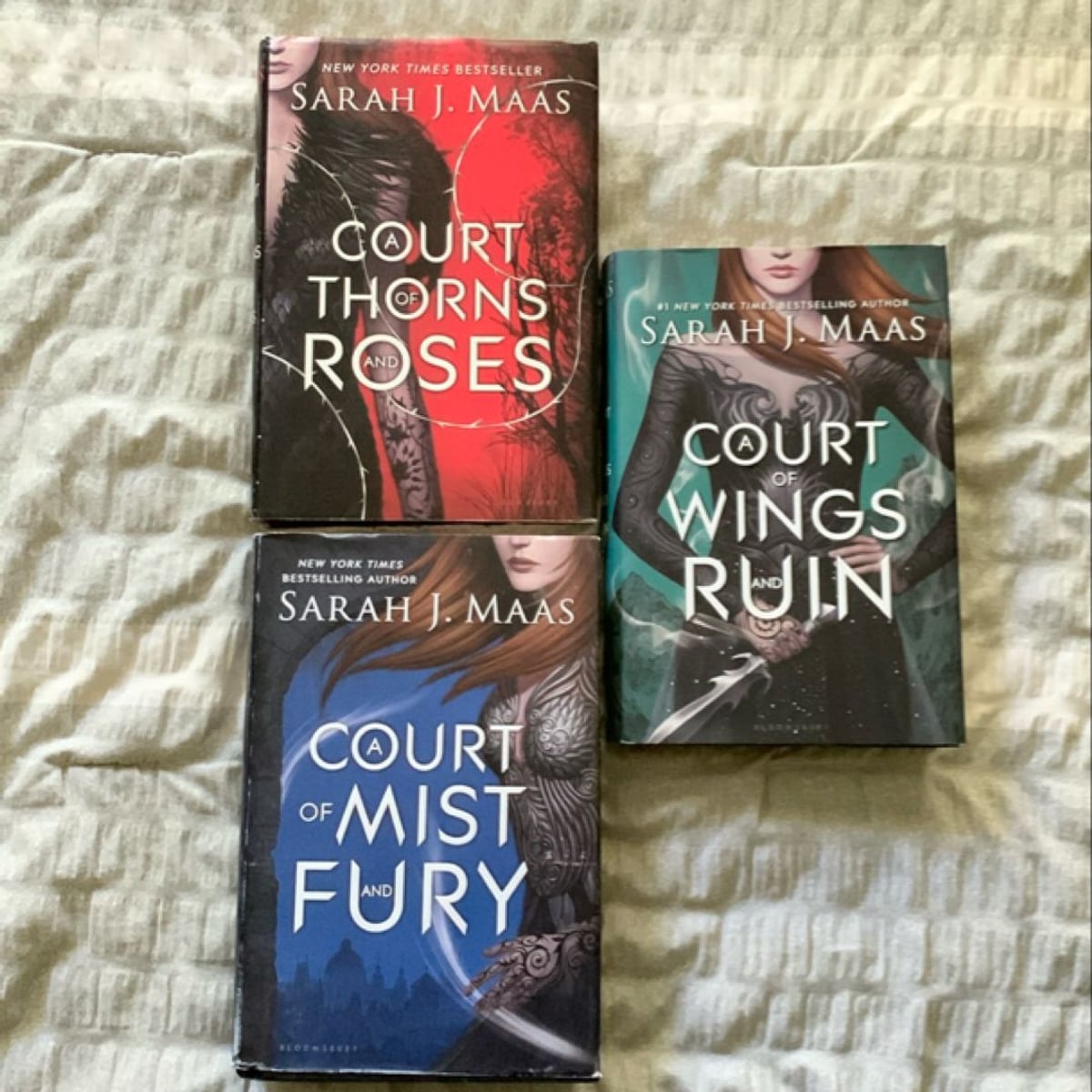 A Court of Thorns and Roses series— OOP hardcovers (books 1-3) by Sarah ...