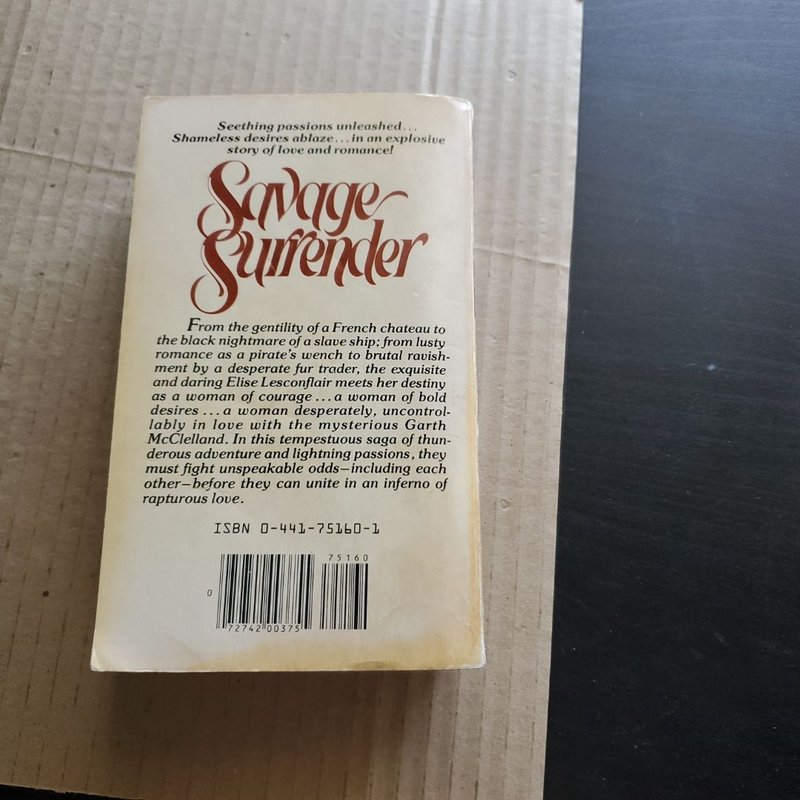 Savage Surrender by Natasha Peters, Paperback | Pangobooks