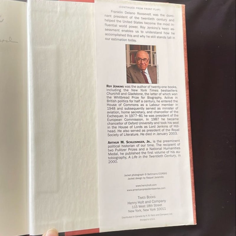 Franklin Delano Roosevelt by Roy Jenkins