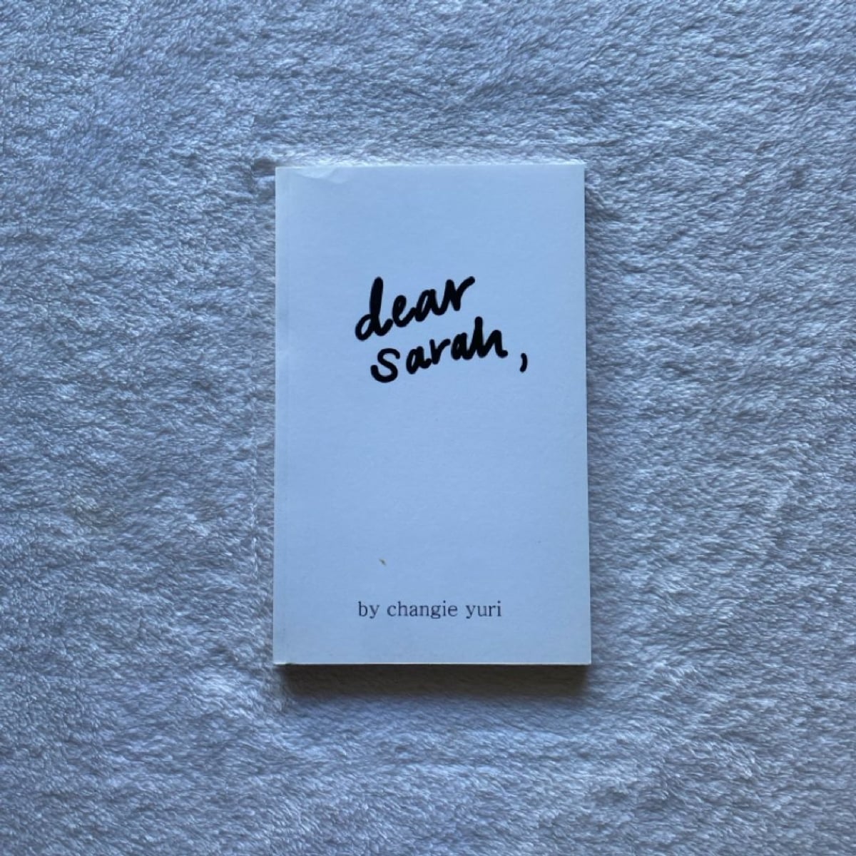 Dear Sarah, by Sarah