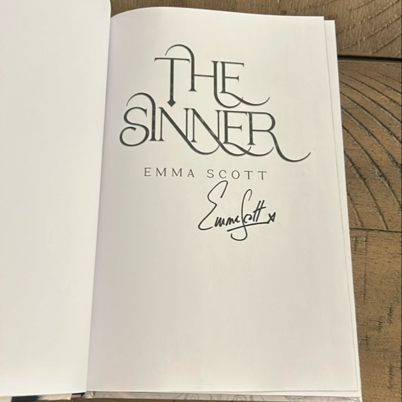 The Sinner - Cover to Cover Exclusive Edition *SIGNED* by Emma Scott ...
