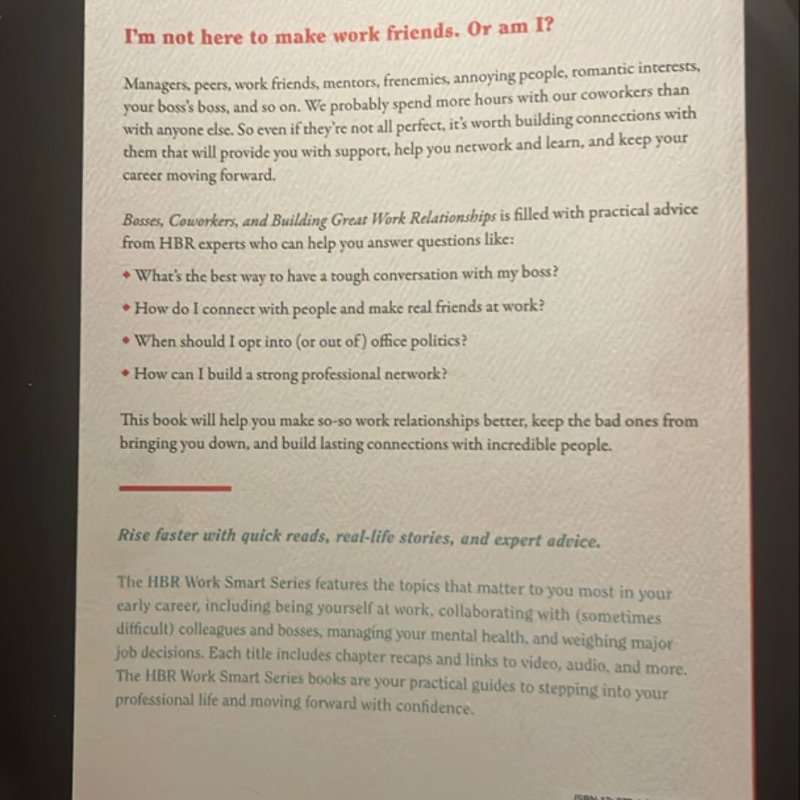 Bosses, Coworkers, and Building Great Work Relationships (HBR Work ...
