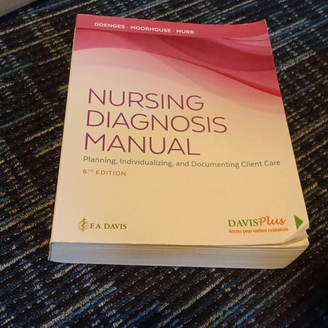 Nursing Diagnosis Manual by Marilynn E. Doenges, Mary Frances Moorhouse, Alice C. Murr