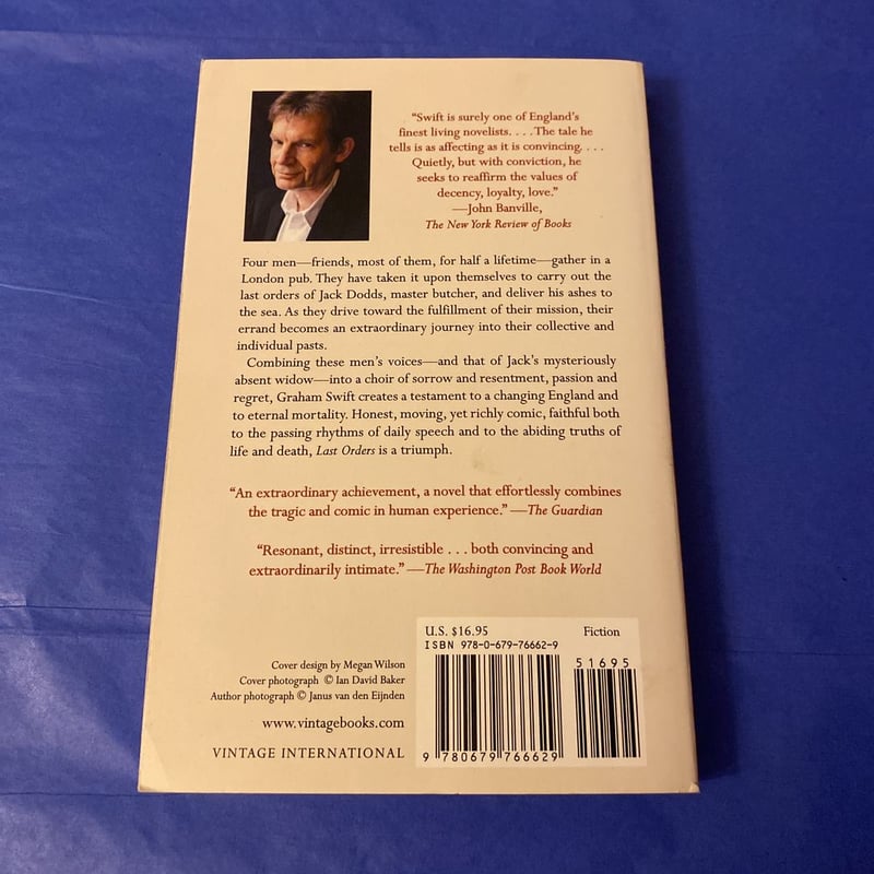 Last Orders by Graham Swift, Paperback | Pangobooks