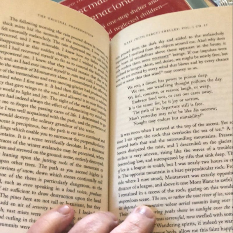 The Original Frankenstein by Mary W. Shelley