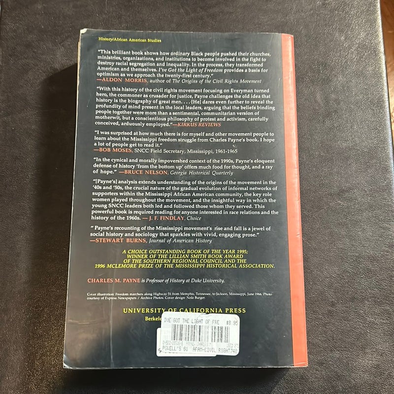 I've Got the Light of Freedom by Charles M. Payne, Paperback | Pangobooks