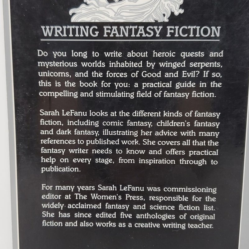 Writing Fantasy Fiction by Sarah LeFanu, Paperback | Pangobooks