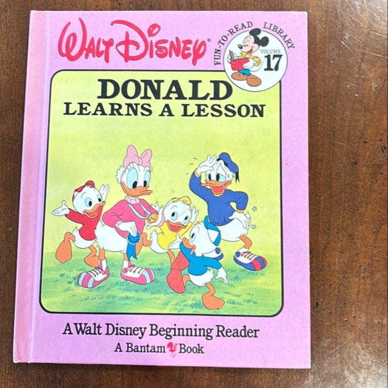 Donald Learns a Lesson by Walt Disney Productions, Hardcover | Pangobooks