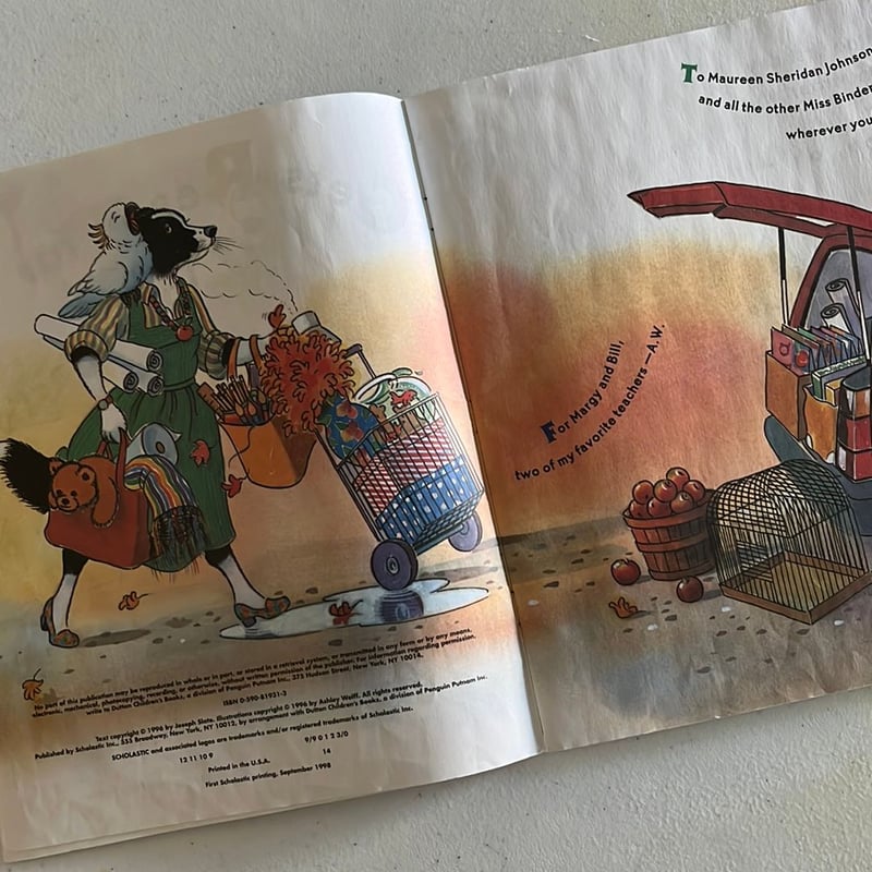 Miss Bindergarten Gets Ready For Kindergarten by Joseph Slate ...