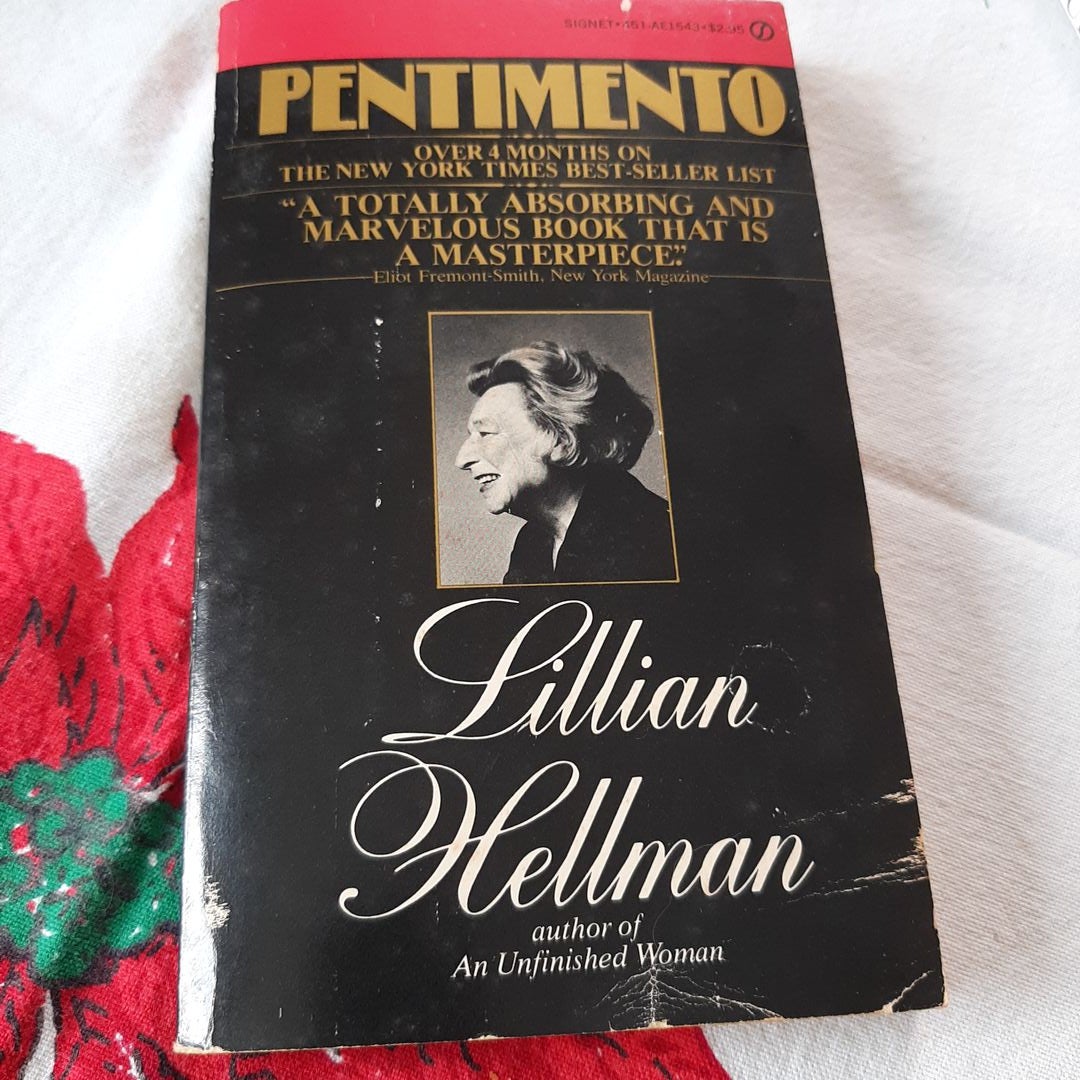 Pentimento by Lillian Hellman, Paperback | Pangobooks