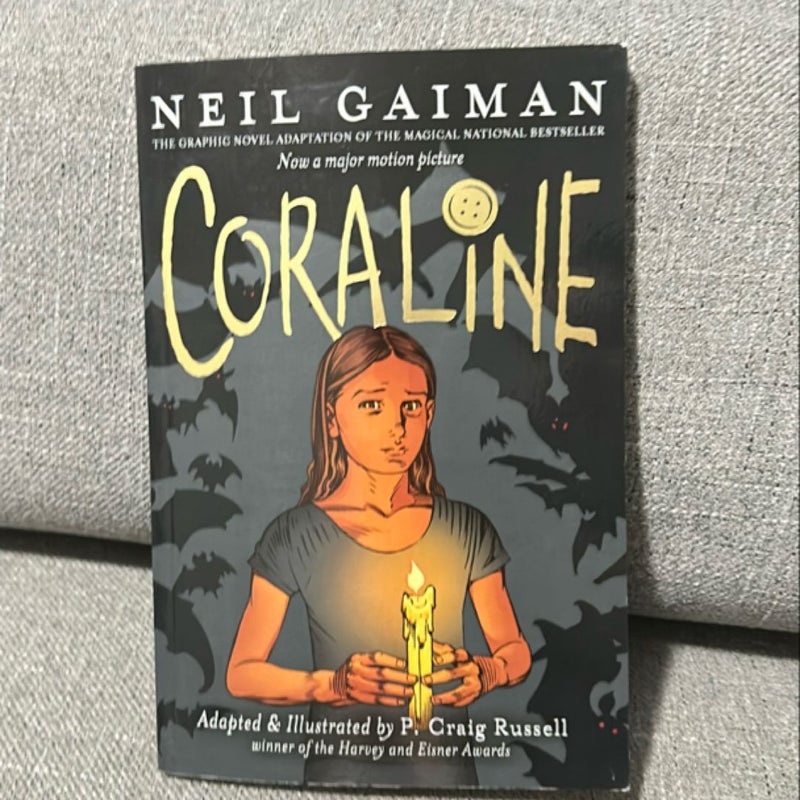 Coraline Graphic Novel by Neil Gaiman