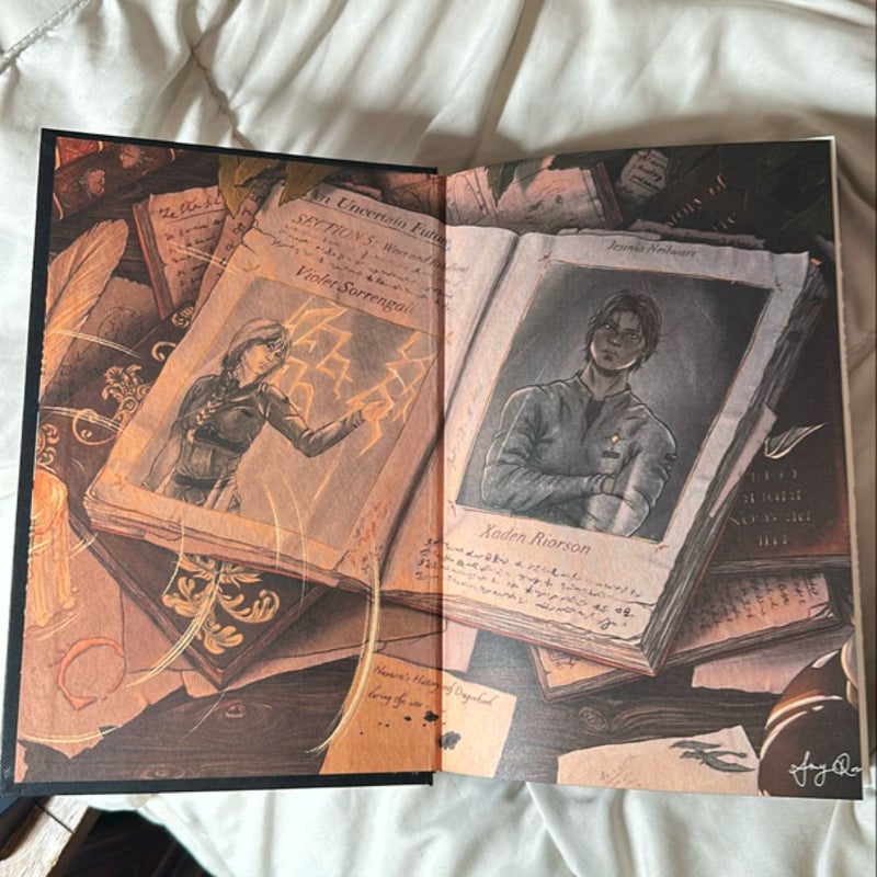 FOURTH WING (ORIGINAL FIRST EDITION SPRAYED EDGE) & IRON FLAME ...