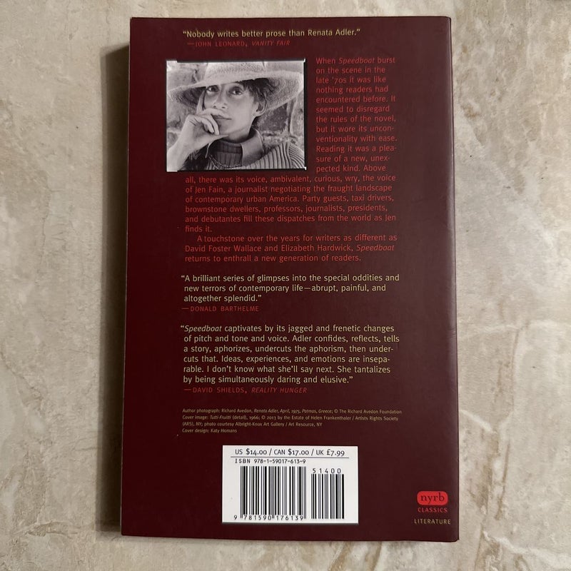 Speedboat by Renata Adler; Guy Trebay, Paperback | Pangobooks
