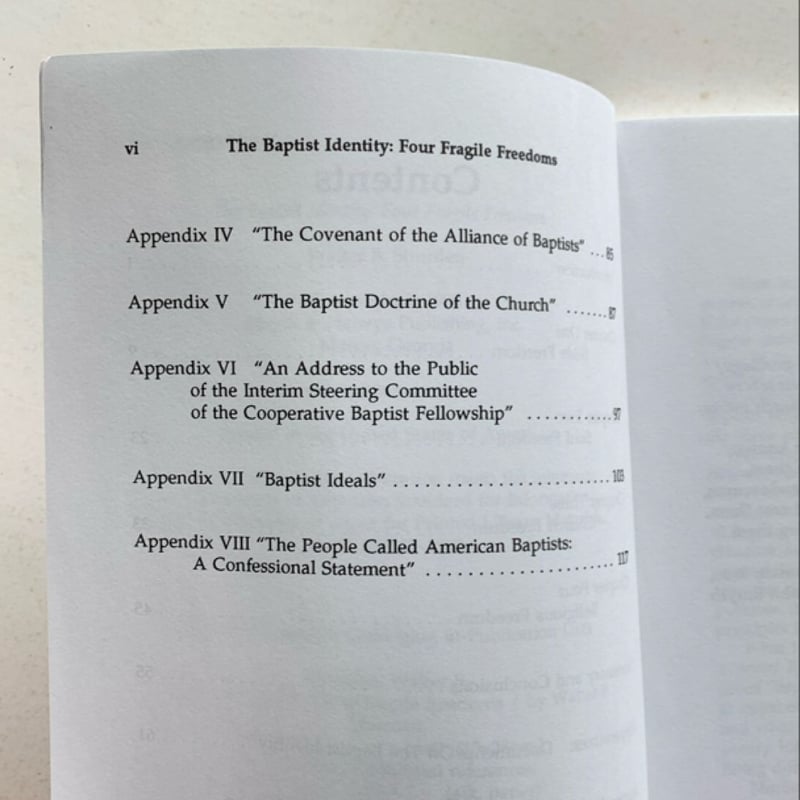 The Baptist Identity by Walter B. Shurden